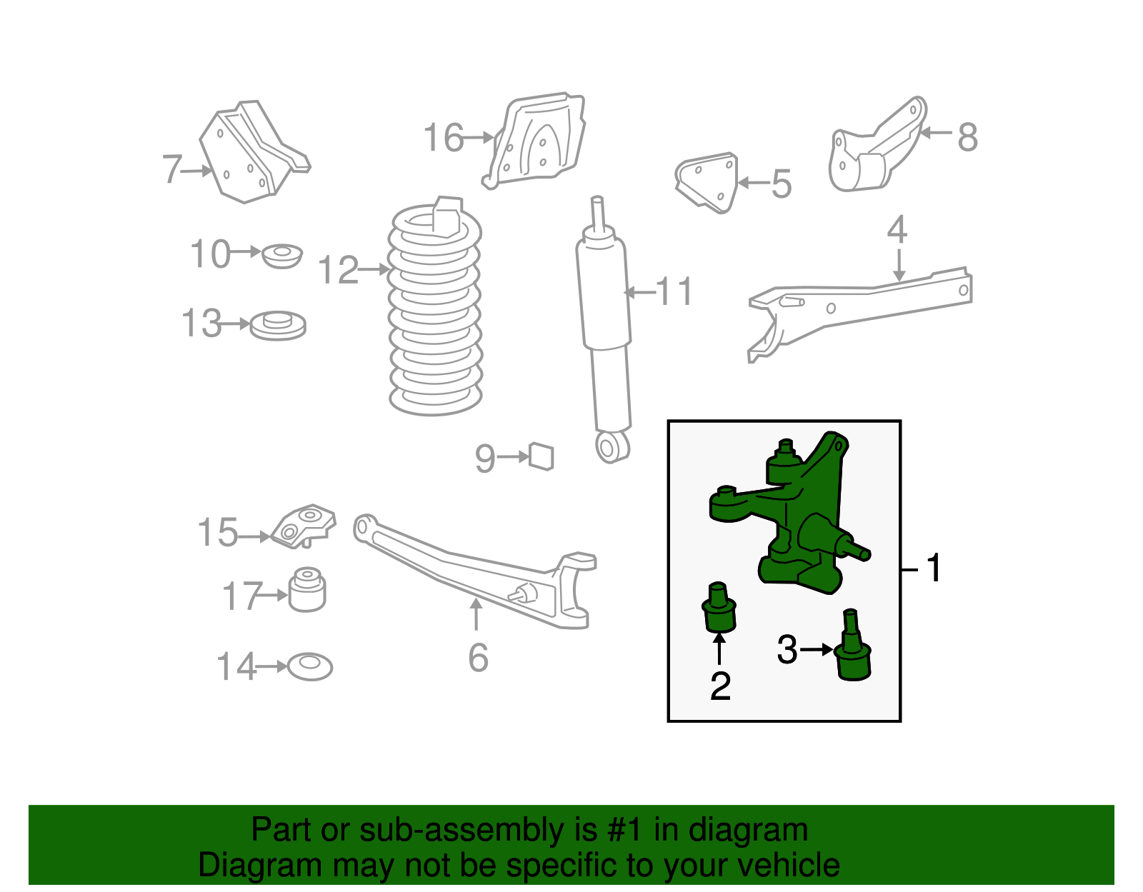 8C3Z-3106-B - Ford Knuckle 2008-2012 Ford | Performance Auto Parts