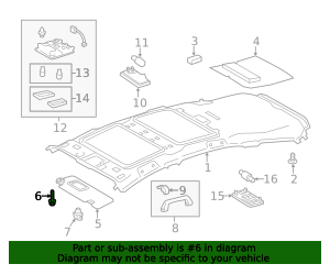 OEM 2005-2022 Toyota Toyota Part # 90152-50027 | Modern Toyota Parts