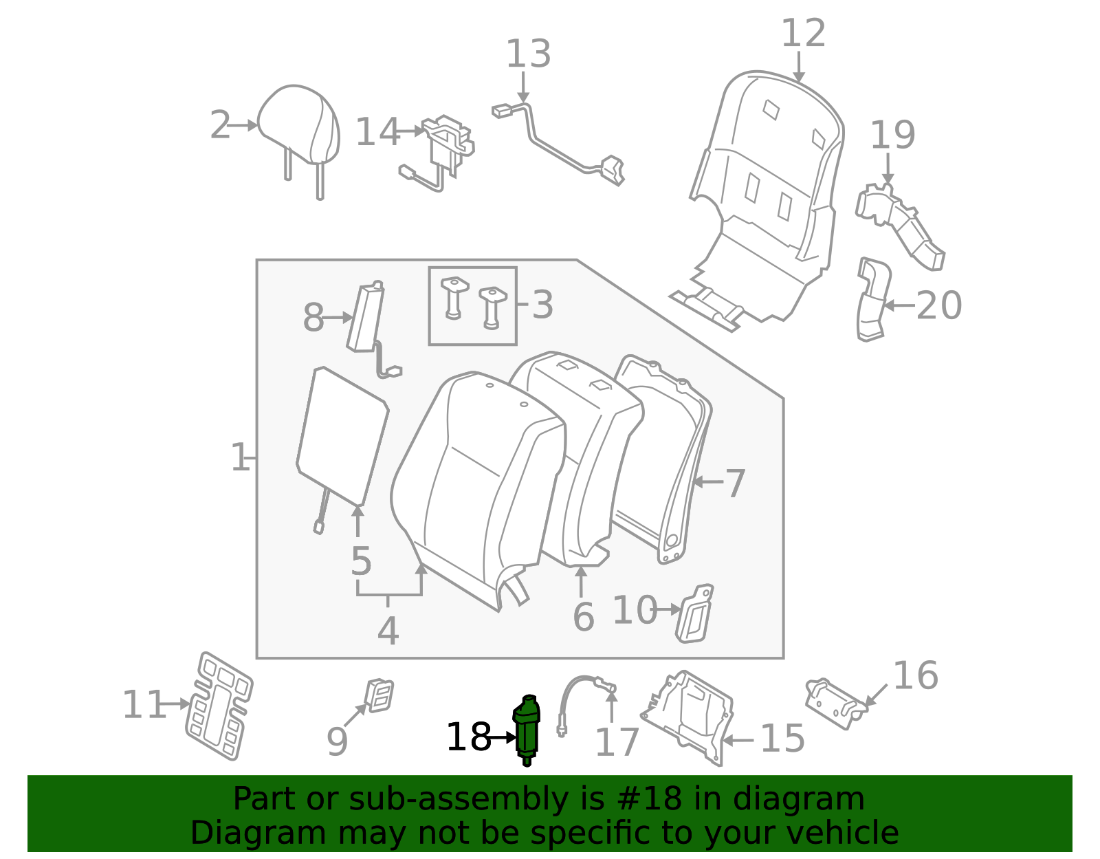 85820-50180 - High-Quality Seat Motor for 2007-2012 Lexus LS460 ...