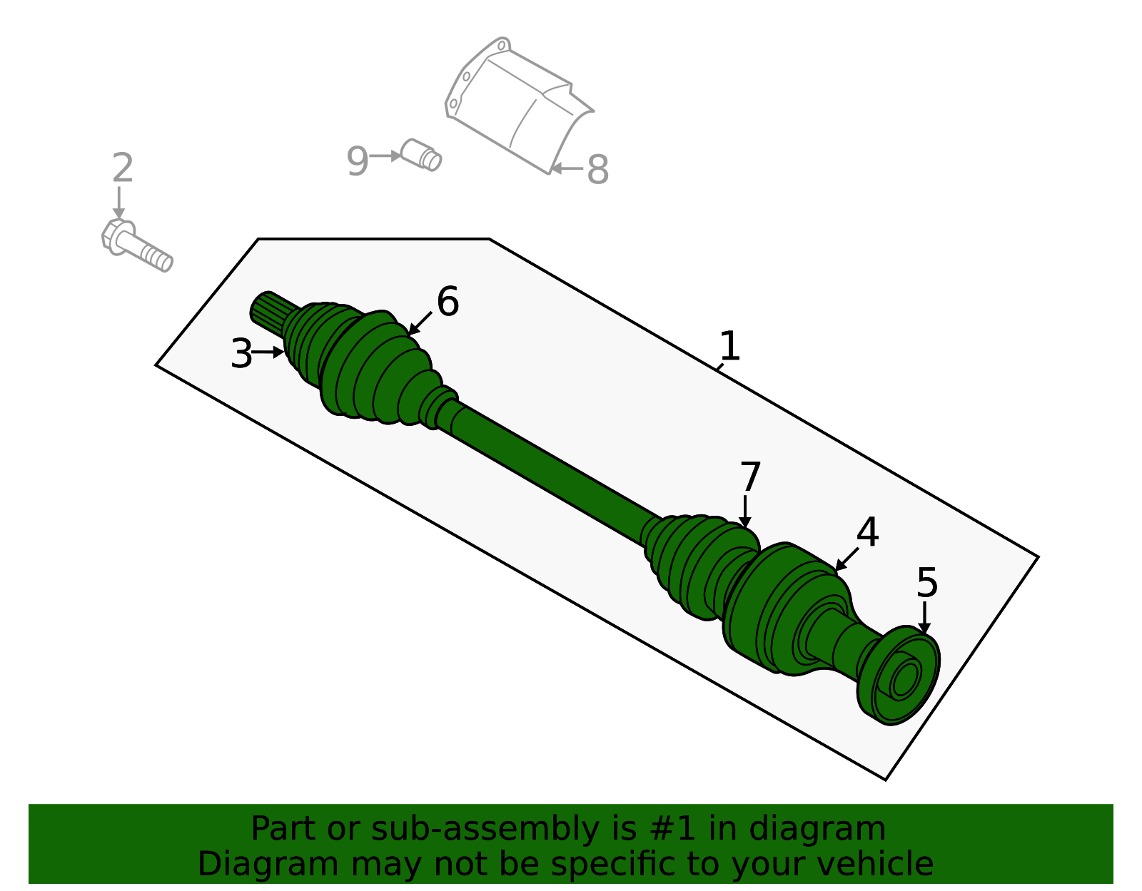 2018-2024 Volkswagen Tiguan Axle Assembly 5QN-407-271-N | OEM Parts Online
