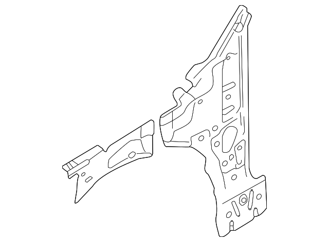 2GJ-802-123 - Inner Hinge Pillar 2022-2024 Volkswagen Taos | Volkswagen ...