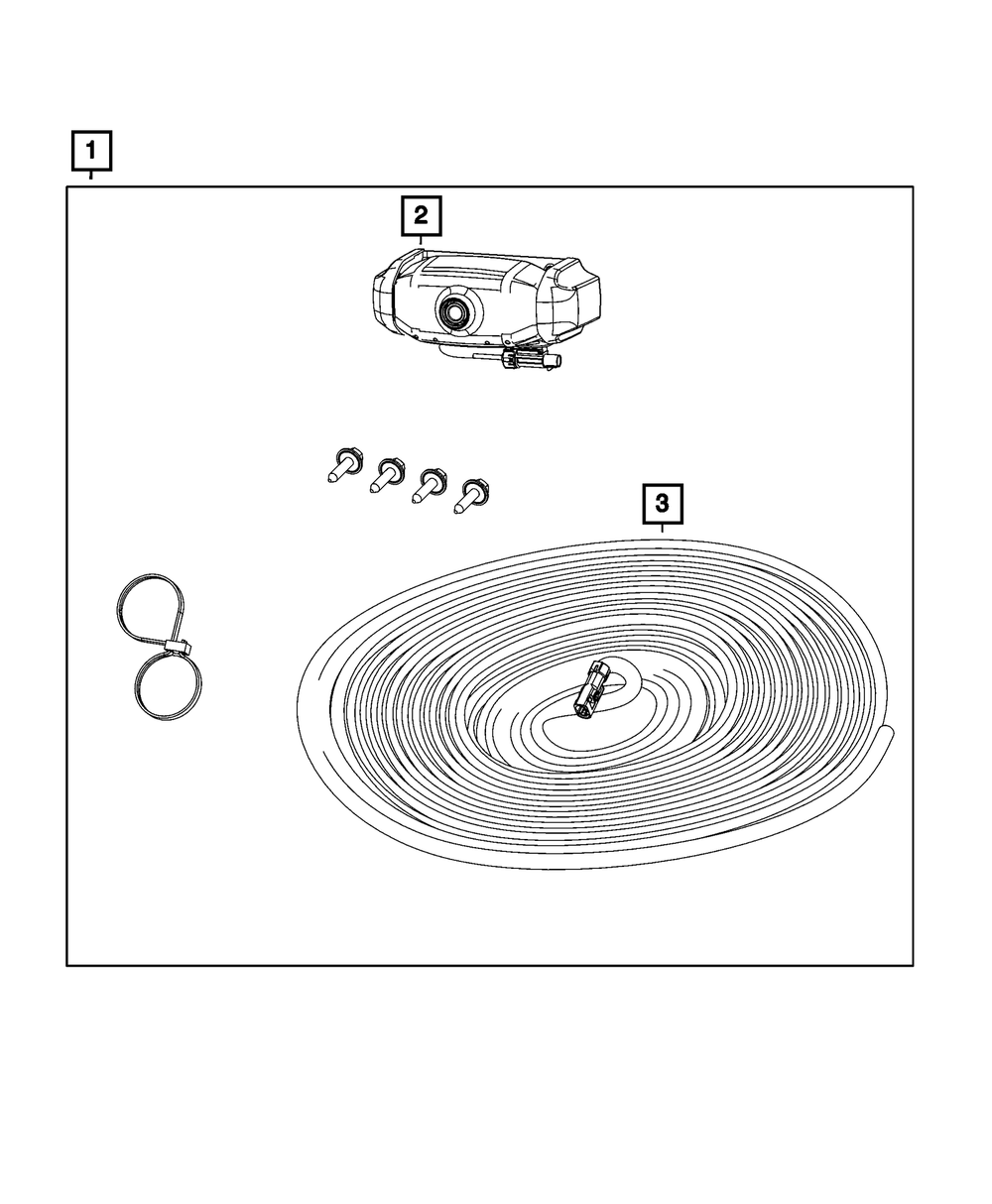 68527599AA - Back Up Camera Kit 2022 Ram | The Official Mopar eStore