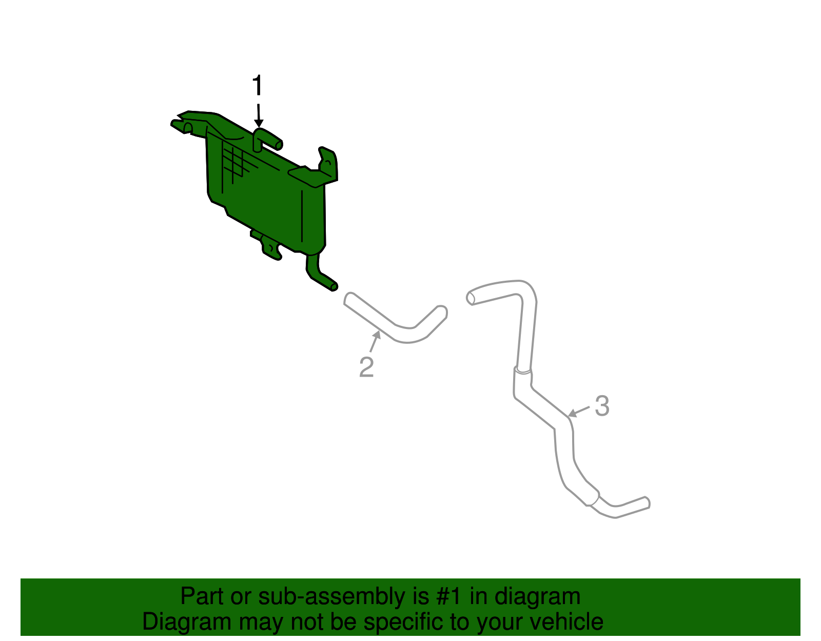 Genuine Toyota Trans Cooler part# 32910-60150 for 2003-2009 Toyota ...