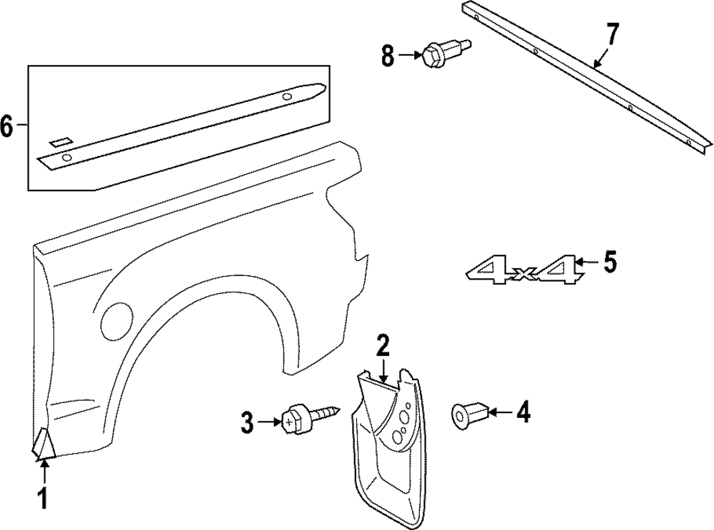 2022-2025 Toyota Tundra 2022-2024 Toyota Tundra - Side Trim Panel 66249 ...