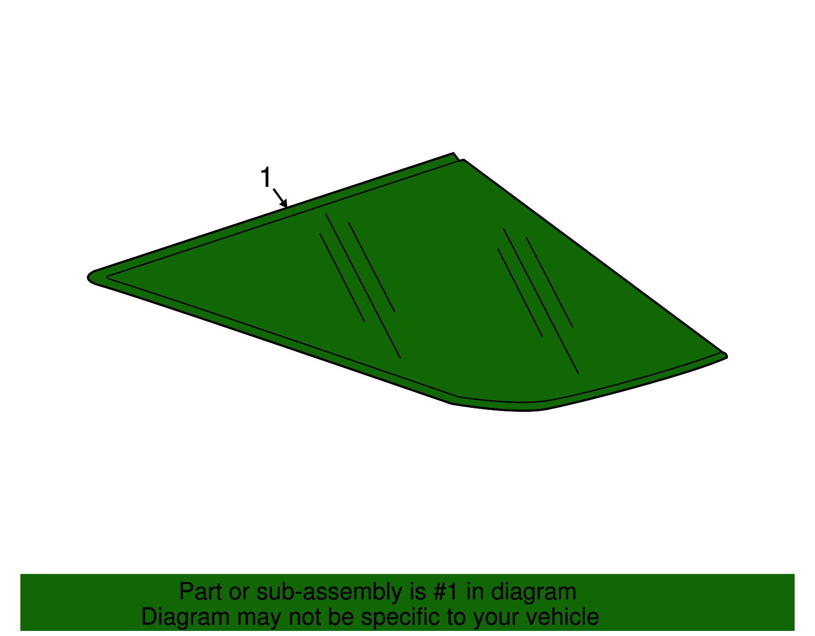 2018-2024 Chevrolet Equinox Passenger Side Body Side Window 84330026 ...