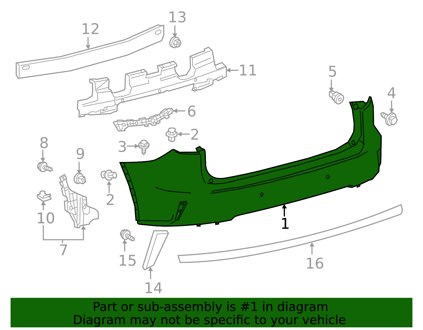52159-0E915 - Bumper Cover For 2016-2019 Lexus | Lexus OE Parts