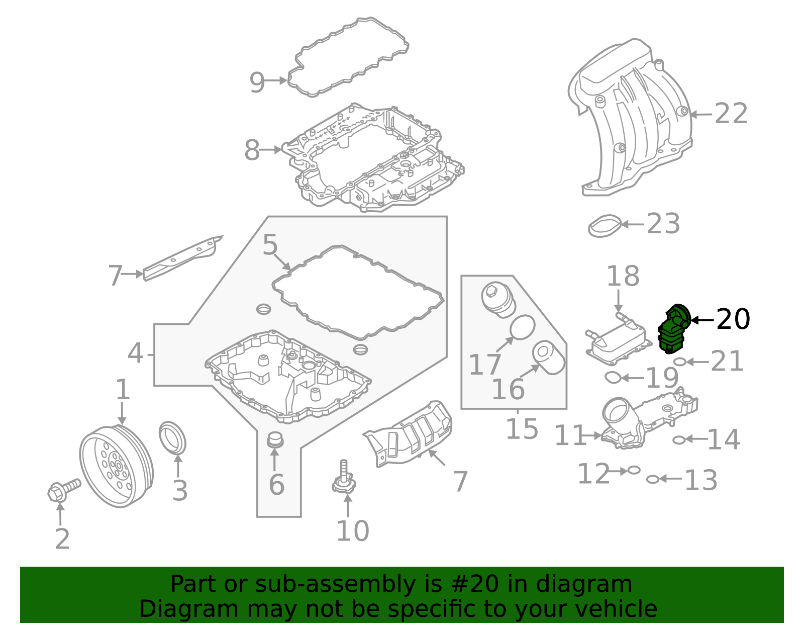 Genuine Porsche Engine Crankcase Vent Valve for 2017-2025 Porsche 911 ...