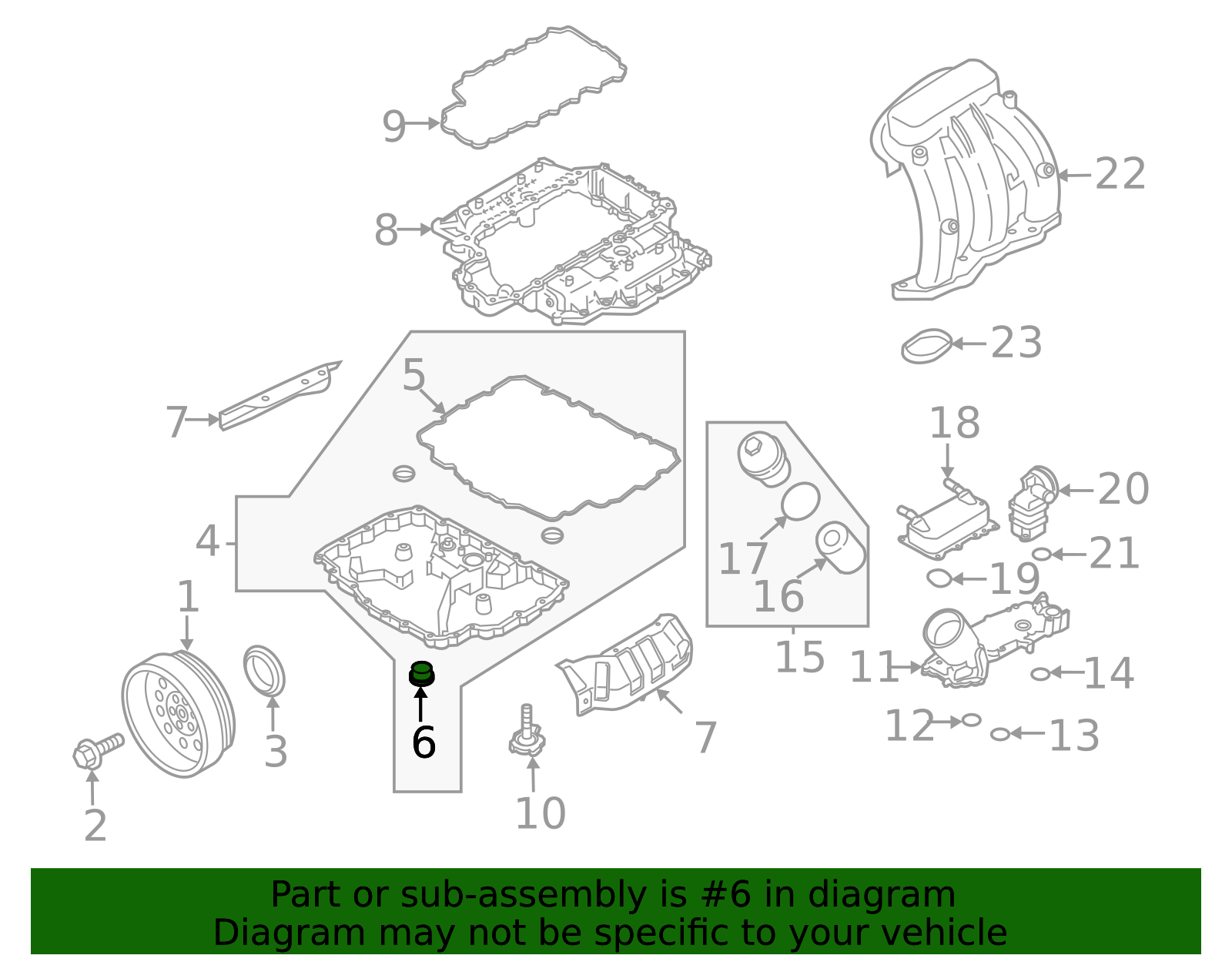2017-2025 Porsche Drain Plug 958-103-801-00 | Sunset Porsche Parts