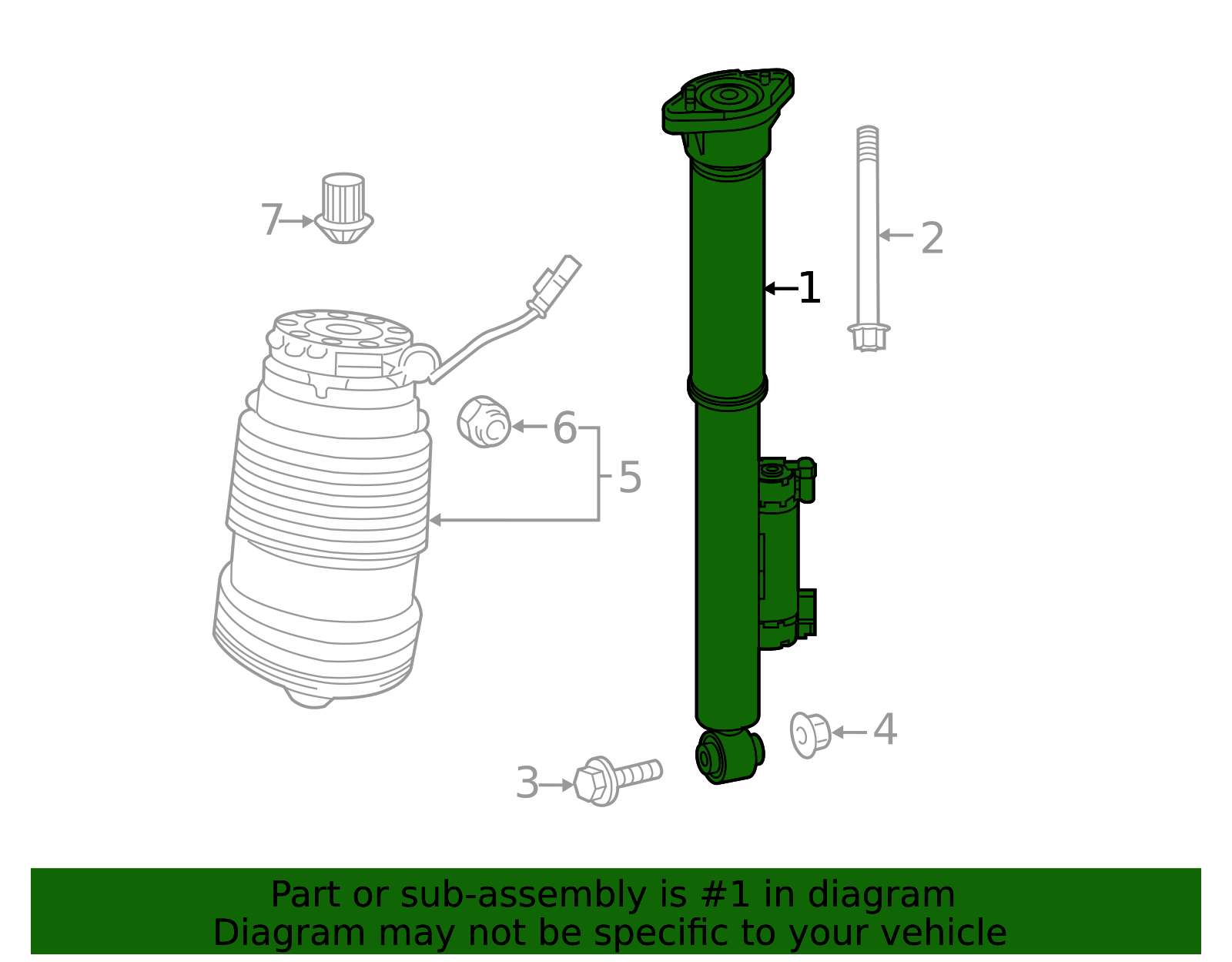 213-320-55-03 - Suspension Shock Absorber 2020-2025 Mercedes-Benz ...