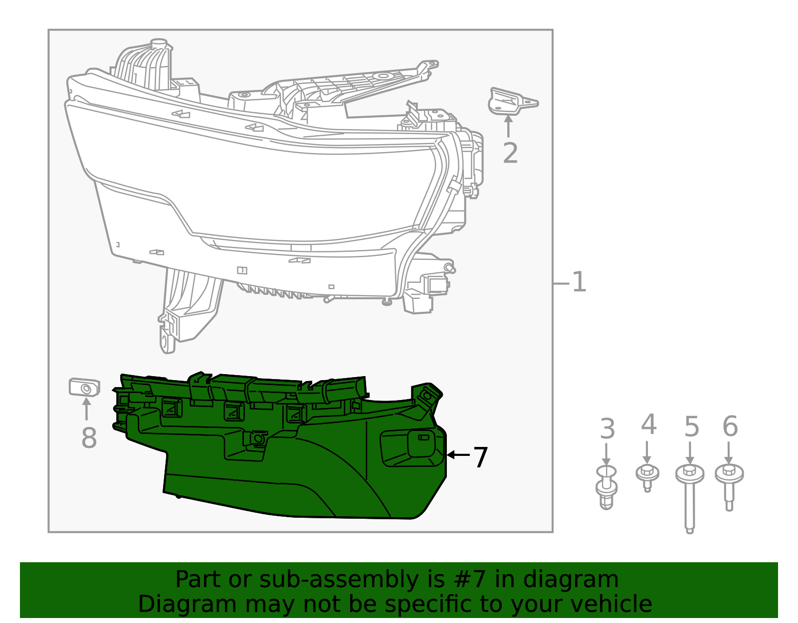 68432395AA - Bracket Header Kit Left | Mopar Parts Canada