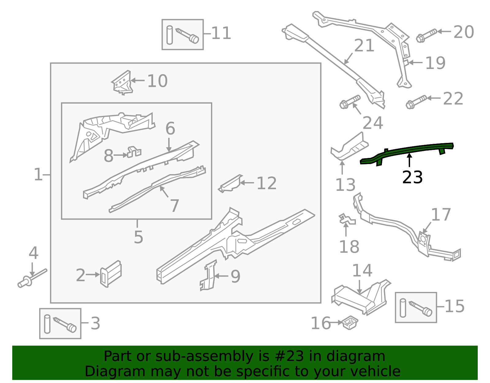 971-805-477-D - High-Quality Reinforcement for 2019 Porsche Panamera ...