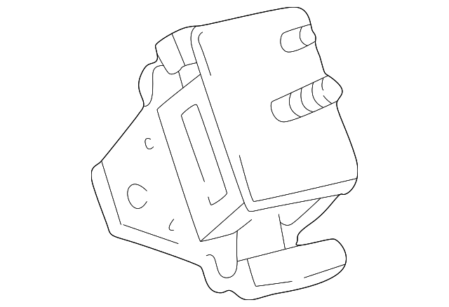 Genuine Toyota Engine Mount (Front) part# 12361-62110 for 1996-1998 ...