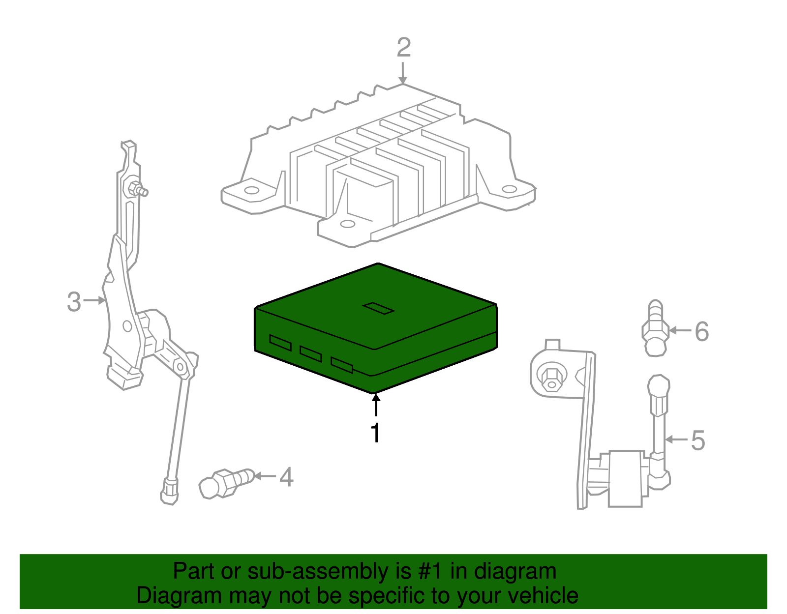 2021-2025 GM Suspension Control Module 85003073 | Capital Chevy Parts