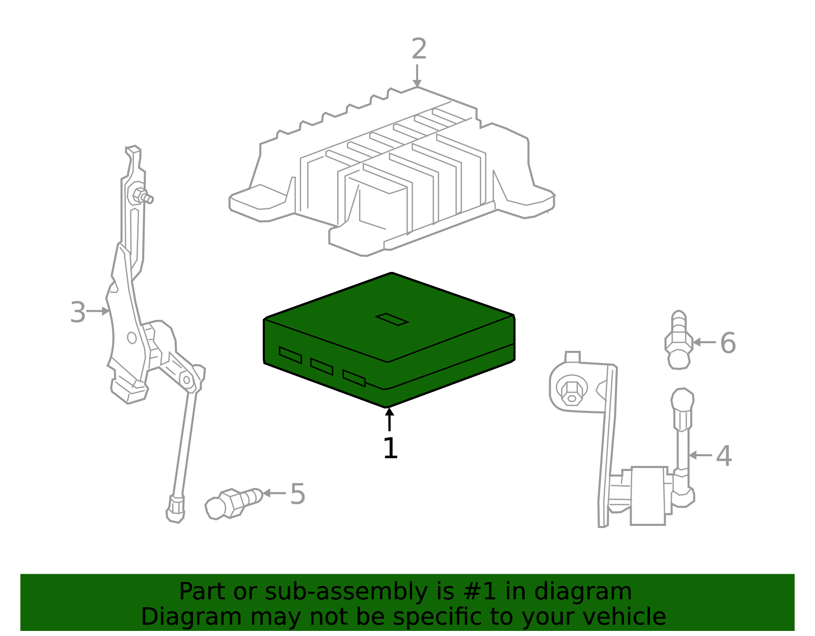 GM 84553177 Active Suspension Control Module | Genuine GM & AC Delco ...