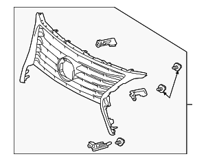 2013-2015 Lexus RX350 Grille Assembly 53101-0E140 | OEM Parts Online