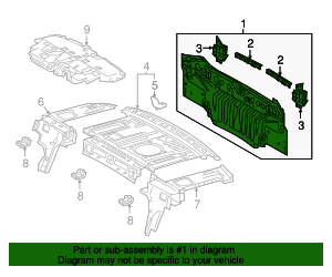58307-06221 - Rear Body Panel 2018-2025 Toyota Camry | Longo Toyota Parts