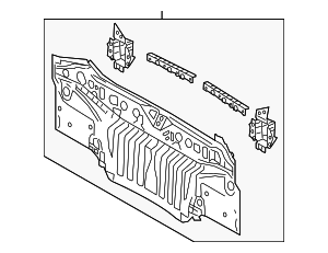 58307-06221 - Rear Body Panel 2018-2025 Toyota Camry | Longo Toyota Parts