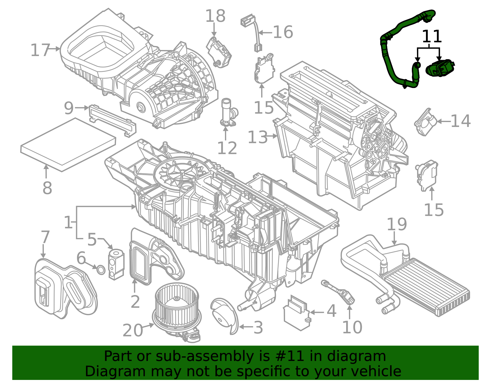BB5Z-19C734-B - Temp Sensor 2011-2015 Ford | Find Vintage Parts