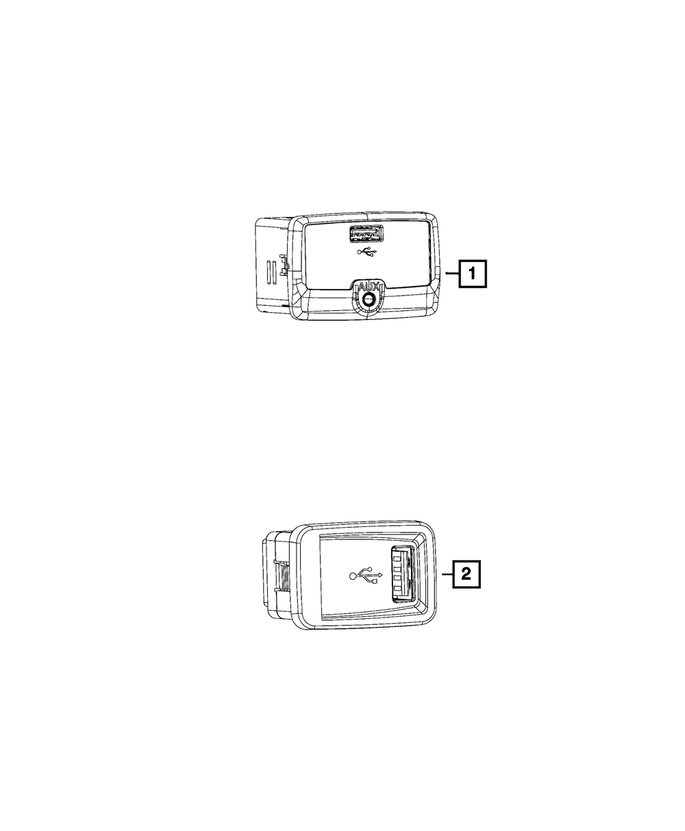 2014-2021 Mopar Media Hub USB Port 6KG69LXHAA | Mopar OEM Parts Outlet