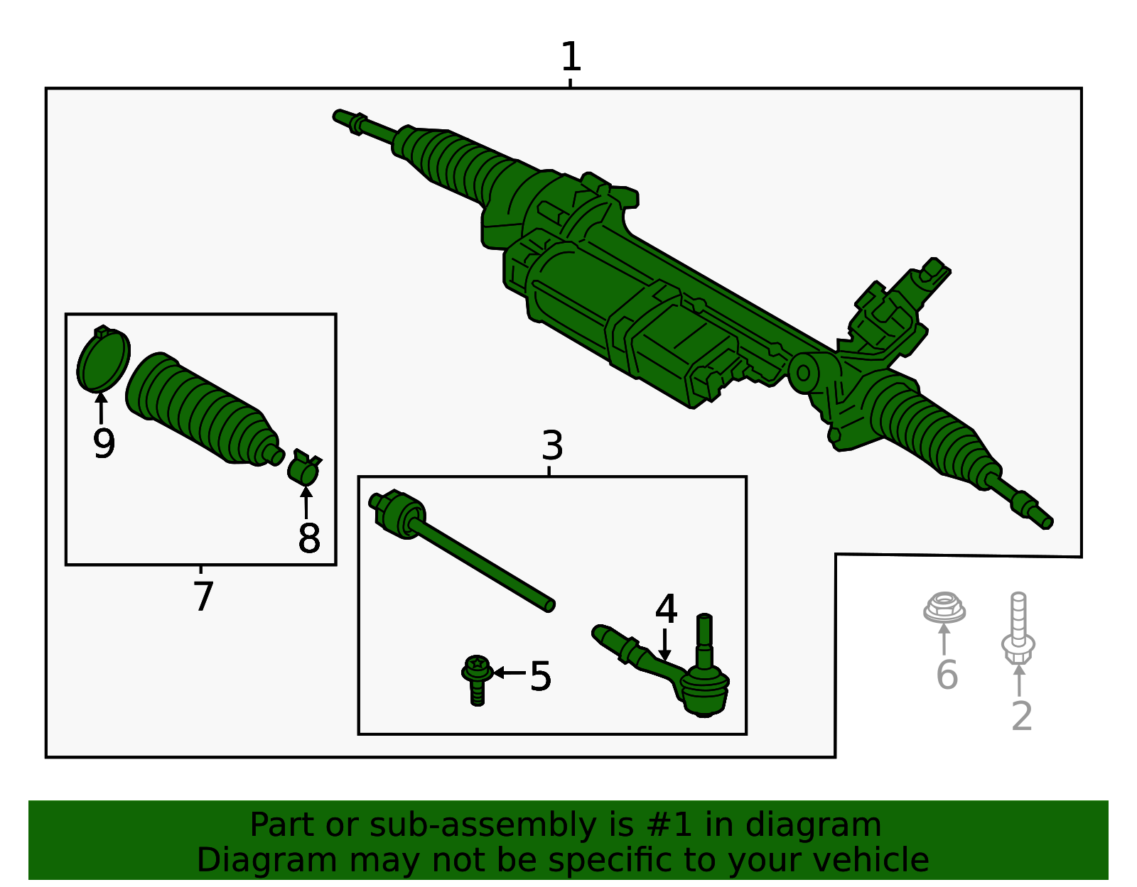 2019-2026 BMW Rp Steering Gear Electric 321040 32-10-5-A82-500 | OEM ...