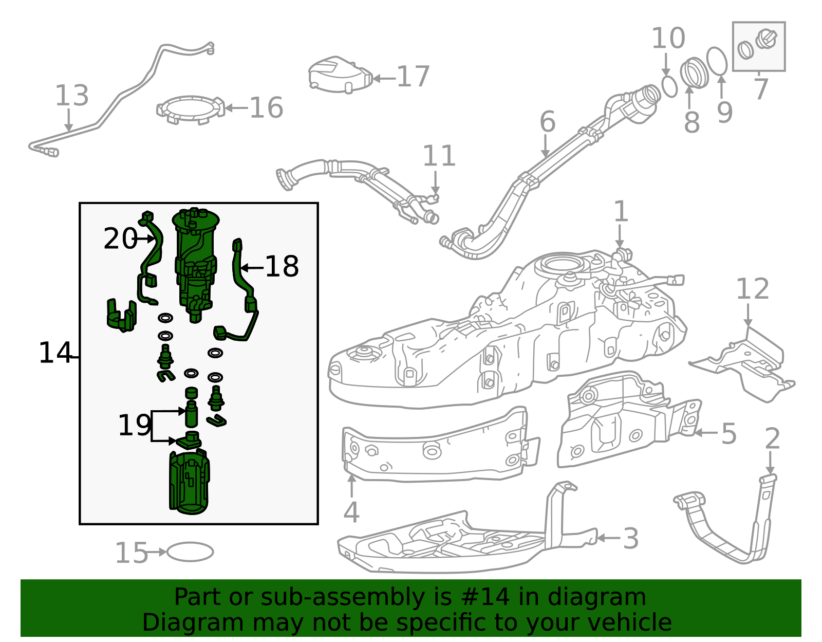 2025 Toyota 4Runner Fuel Pump Assembly 77020-35220 | Bam Wholesale Parts