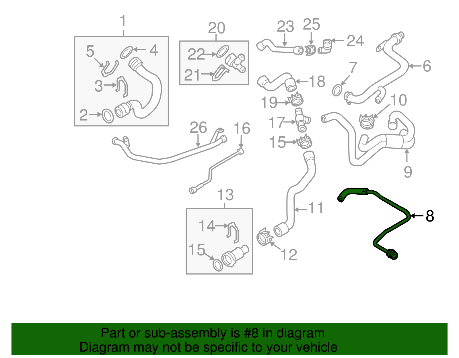 4G0-121-081-AL - Overflow Hose 2012-2015 Audi | Audi OEM Parts Guy
