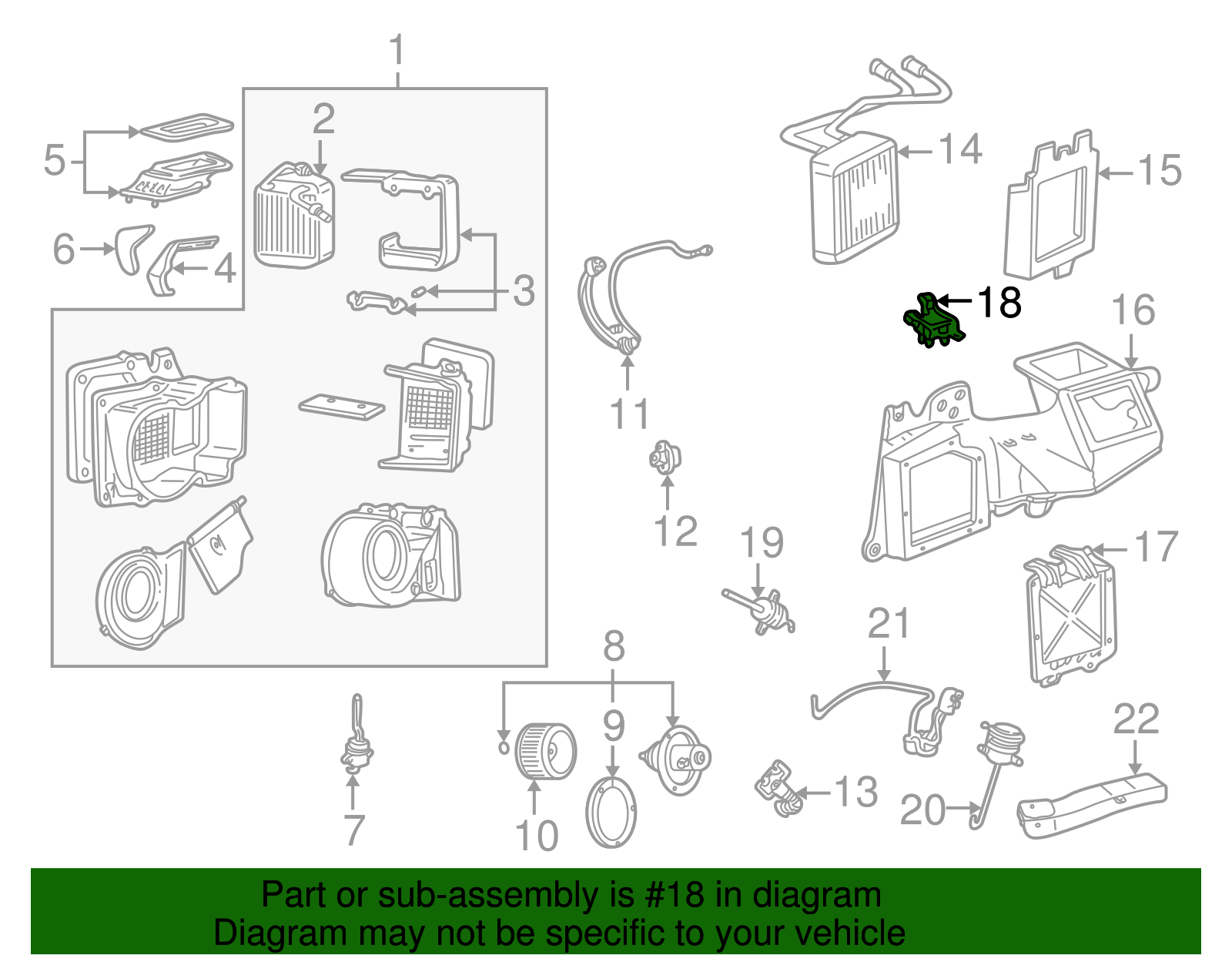 Ford Dealership 2005-2007 Ford HVAC Air Inlet Door Actuator 3C7Z-19E616 ...
