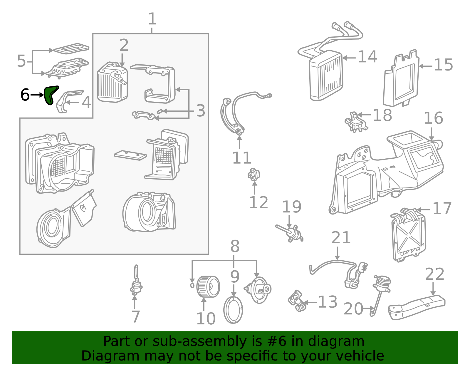 1999-2007 Ford HVAC Heater Mode Door Lever F81Z-18K542-AA | TascaParts.com
