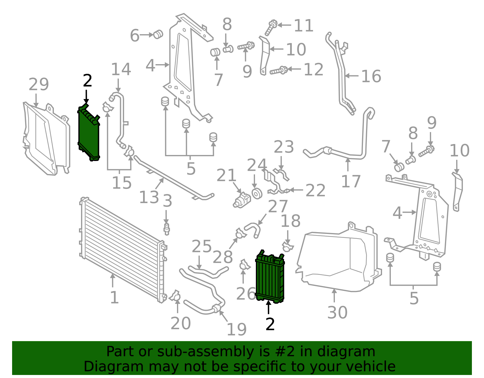 Radiator - OEM Engine Cooling Core for Audi | AutoNation Parts