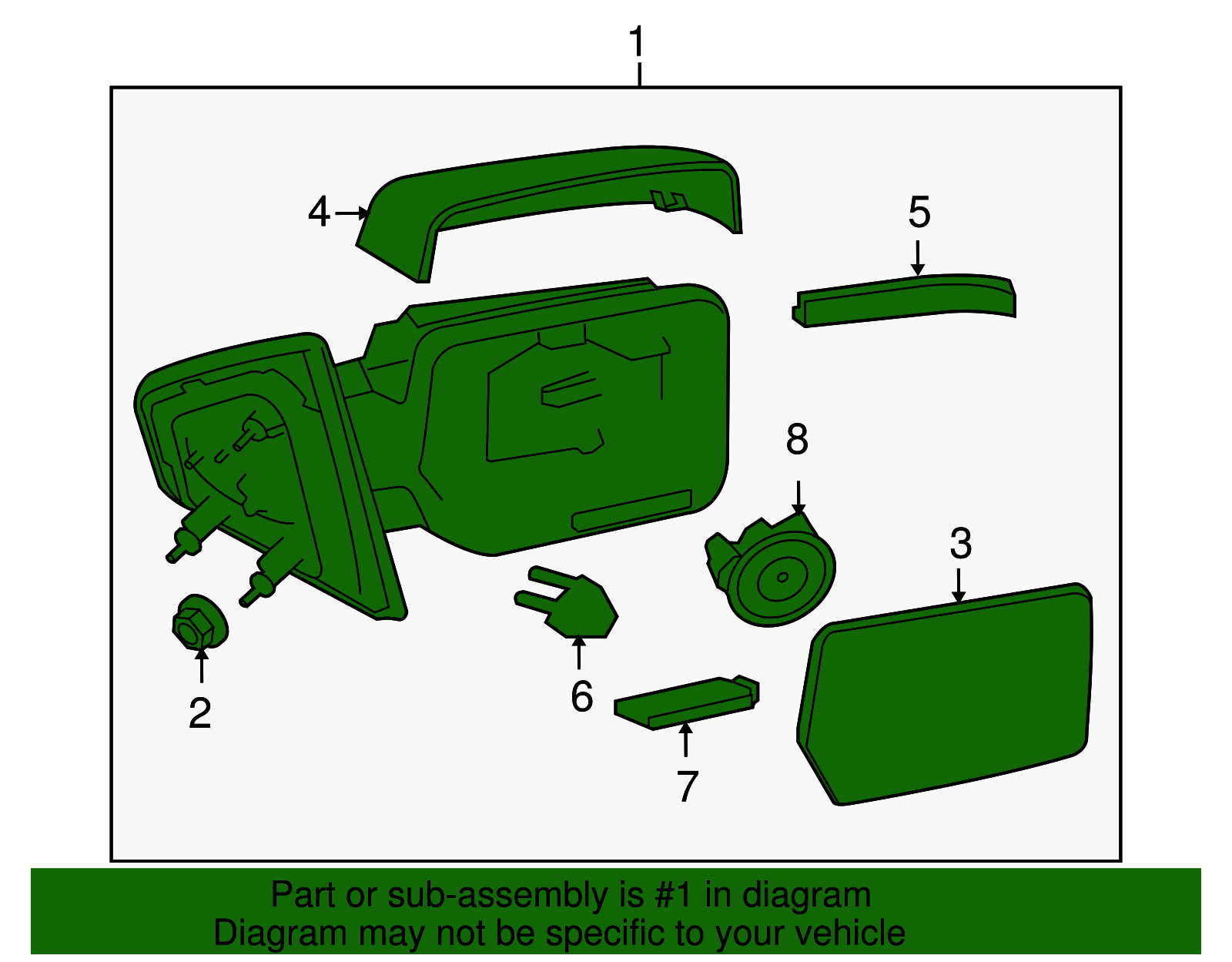 BL3Z-17682-EA - 2010 - 2013 Ford F-150 | Exterior Rear View Mirror ...