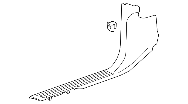 2014-2019 GM Cocoa Driver Side Front Door Sill Garnish Molding 23433426 ...