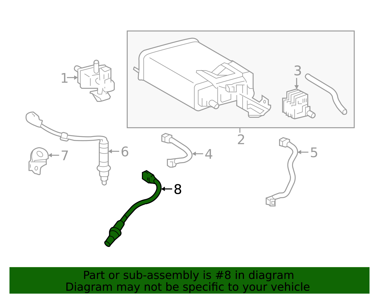 OEM Oxygen Sensor Part # 89465-04420 | Modern Toyota Parts