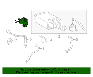 Buy Toyota Valve Assembly, Vacuum Switching, No. 1 25860-0P090 | Longo ...