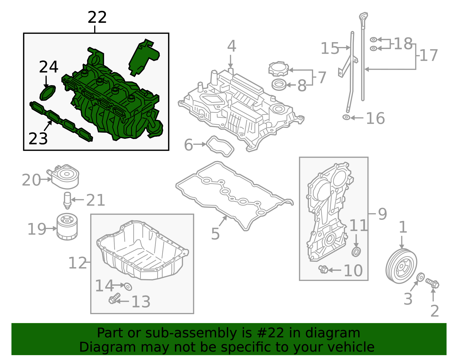 2015-2021 Hyundai Intake Manifold 28310-2GGA0 | World OEM Parts Hyundai