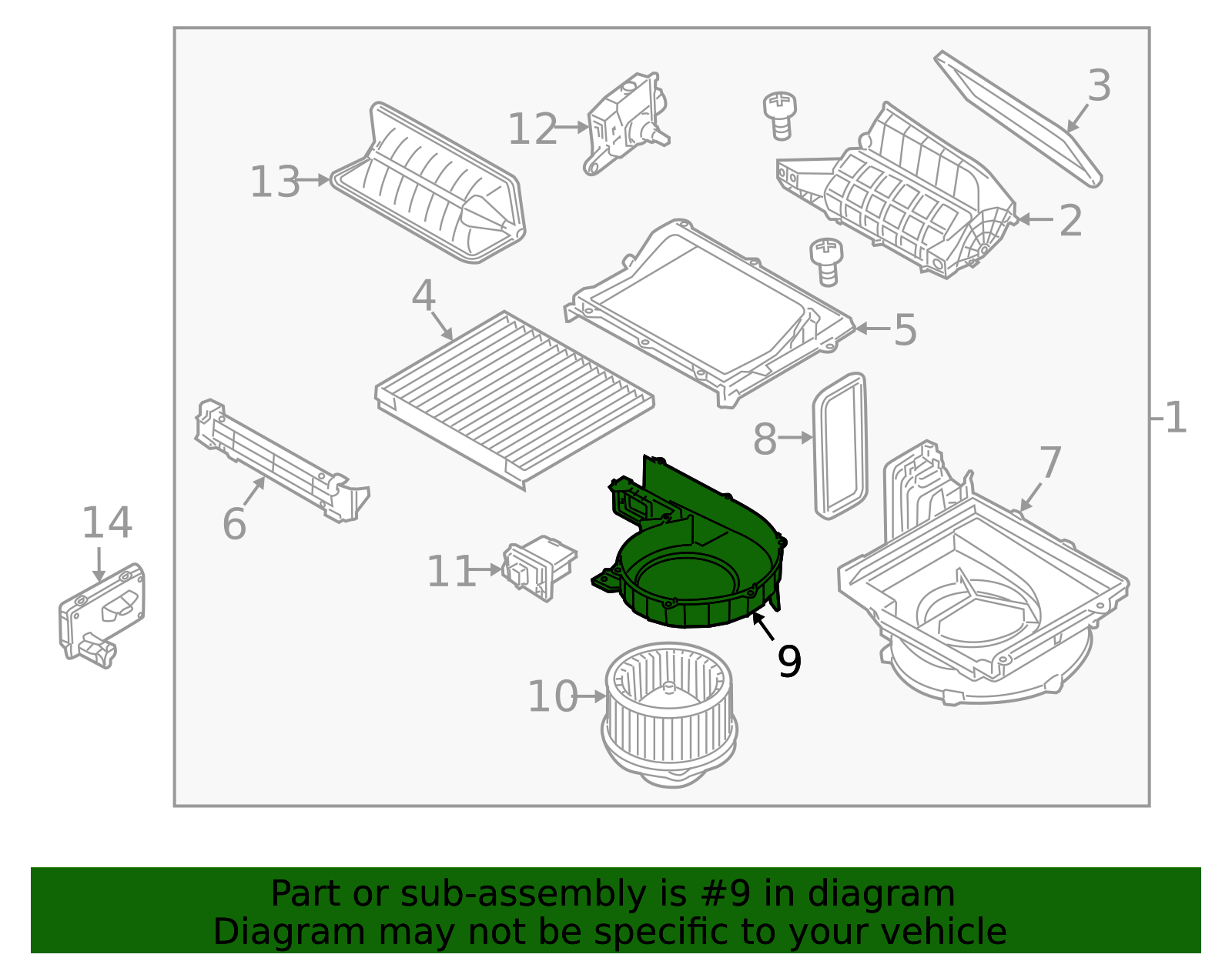 97112-G9000 - High-Quality HVAC Blower Motor Housing for 2019-2025 ...