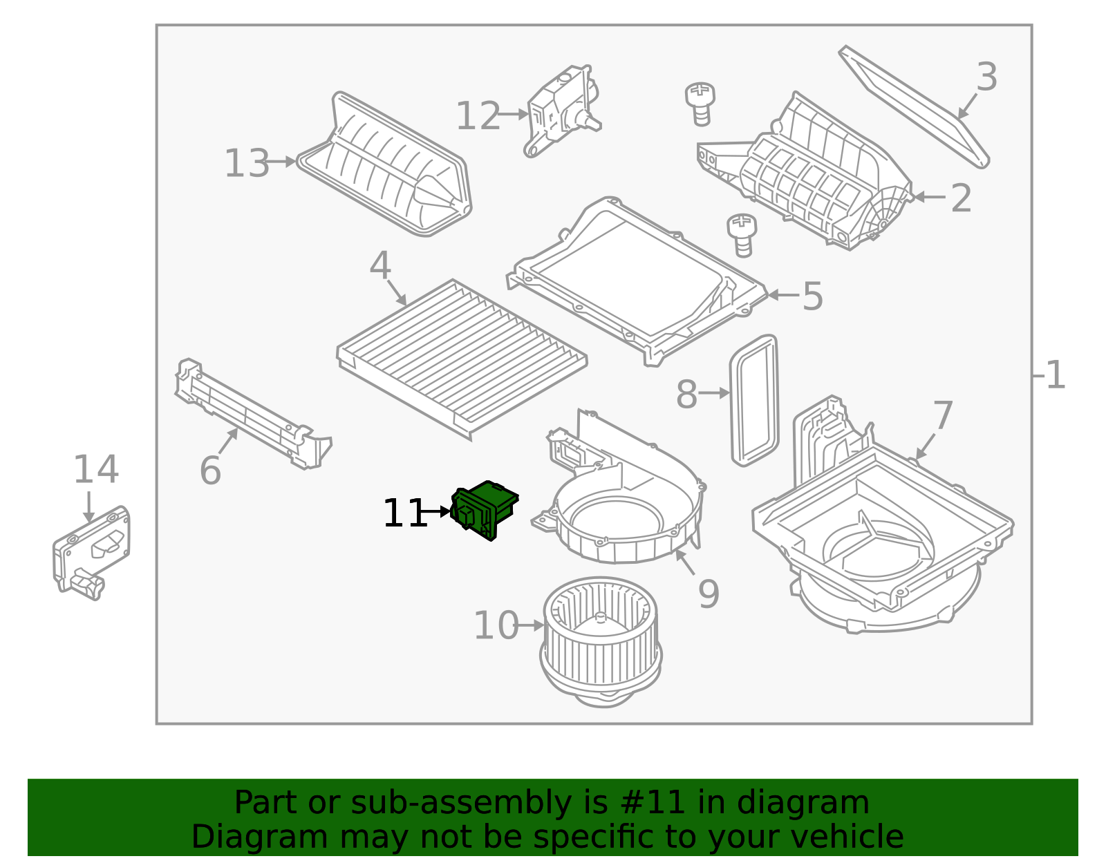 2019-2025 Hyundai Blower Motor Resistor 97235-J5000 | QuirkParts
