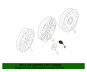 52950-M1000 - Wheel Nut 2007-2017 Kia | Kia.Parts Store