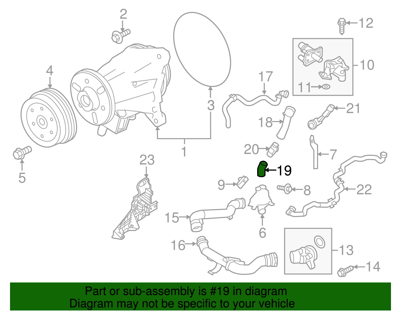 2016-2020 Land Rover | Connector Hose | LR062071 | Express Land Rover Parts