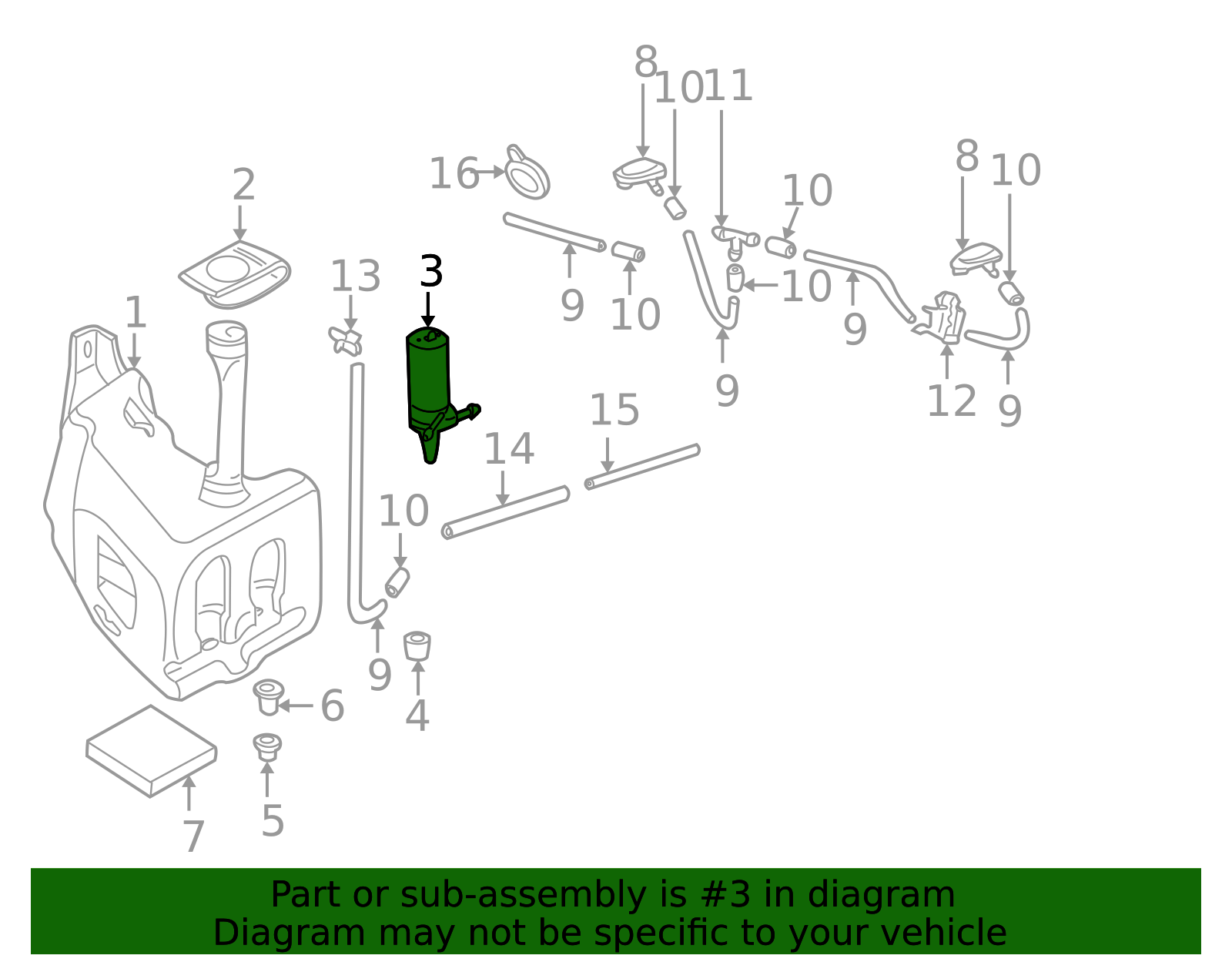 Washer Pump 431-955-651 | OEM Parts Online