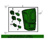 OEM 2018-2023 Toyota Tacoma Tail Light (Right, Rear) Part # 81550-04181 ...