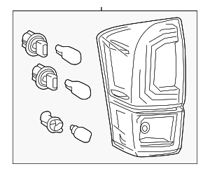 2018-2023 Toyota Tacoma Tail Light (Left, Rear) 81560-04181 | OEM Parts ...