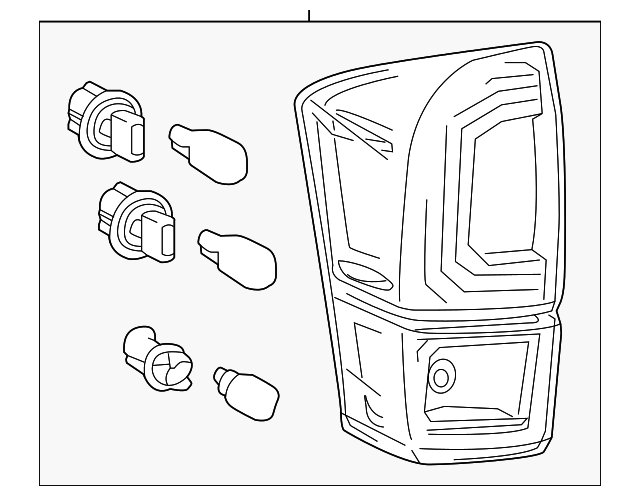 2020-2023 Toyota Tacoma Tail Light (Left, Rear) 81560-04230 | OEM Parts ...
