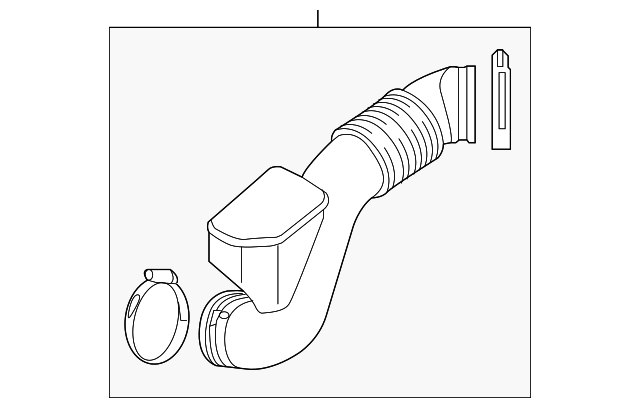 Hyundai - 28130-C1360 - Intake Tube - 2015-2017 Hyundai Sonata | OEM ...