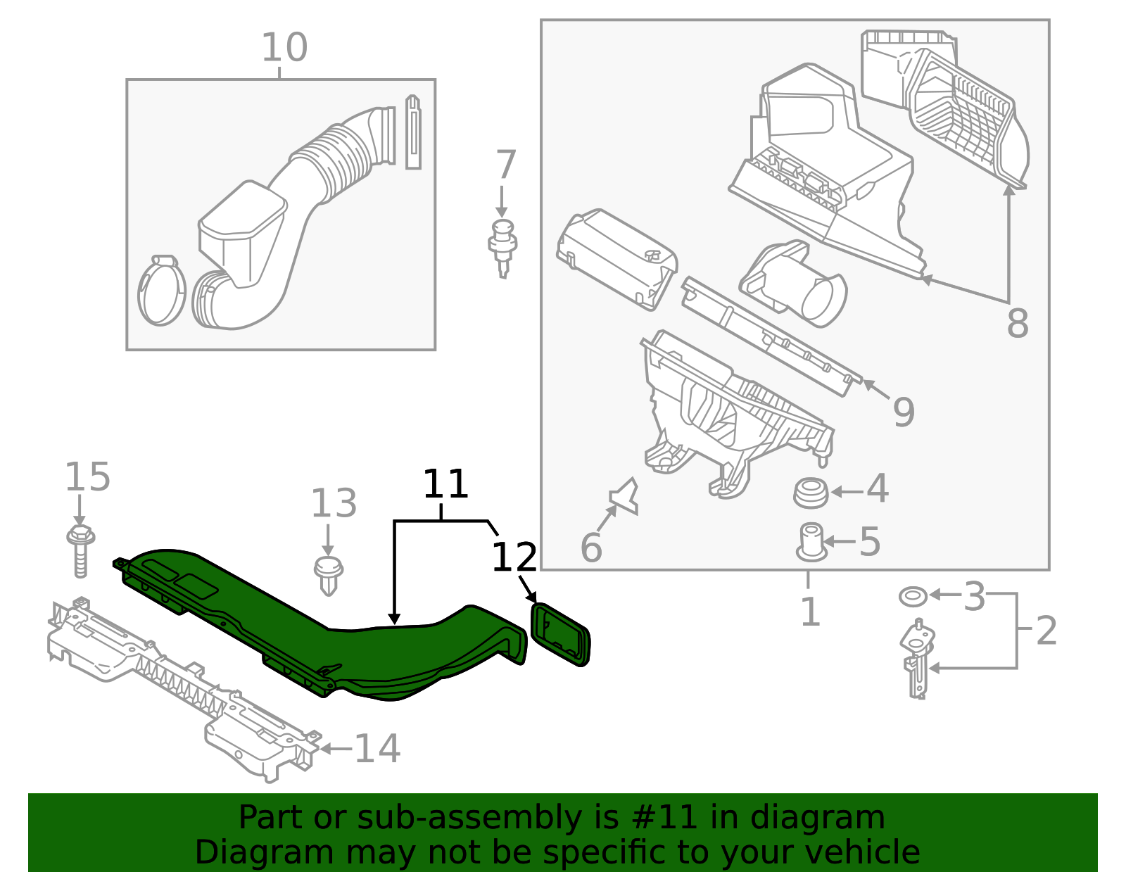 2015-2017 Hyundai Sonata Air Inlet Duct 28210-C2360 | OEM Parts Online