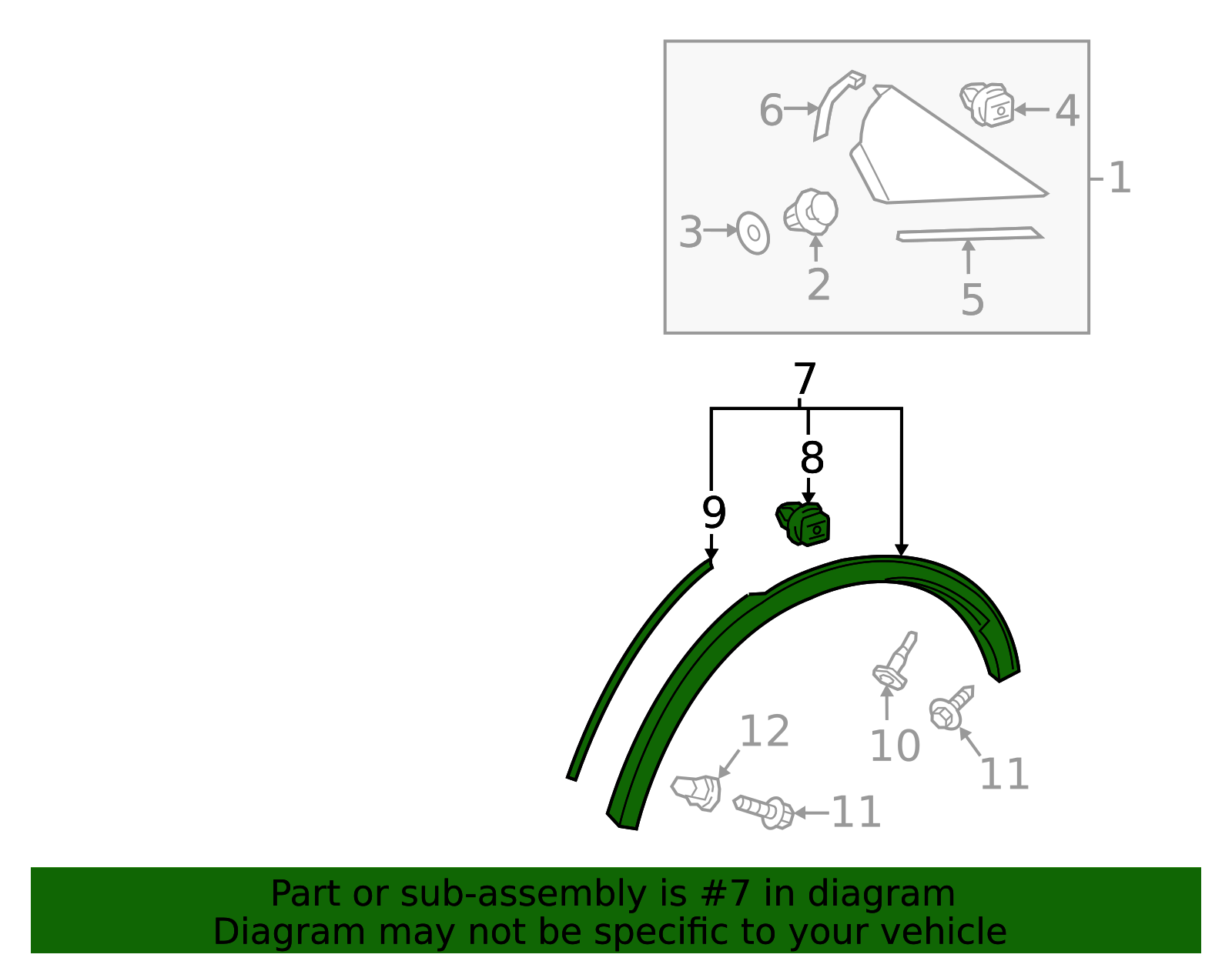 Wheel Opening Molding 75606-10010 | OEM Parts Online