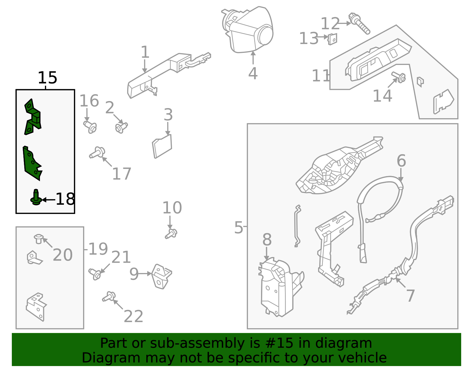 2021-2024 Ford Bronco Upper Hinge M2DZ-7822800-A | OEM Parts Online