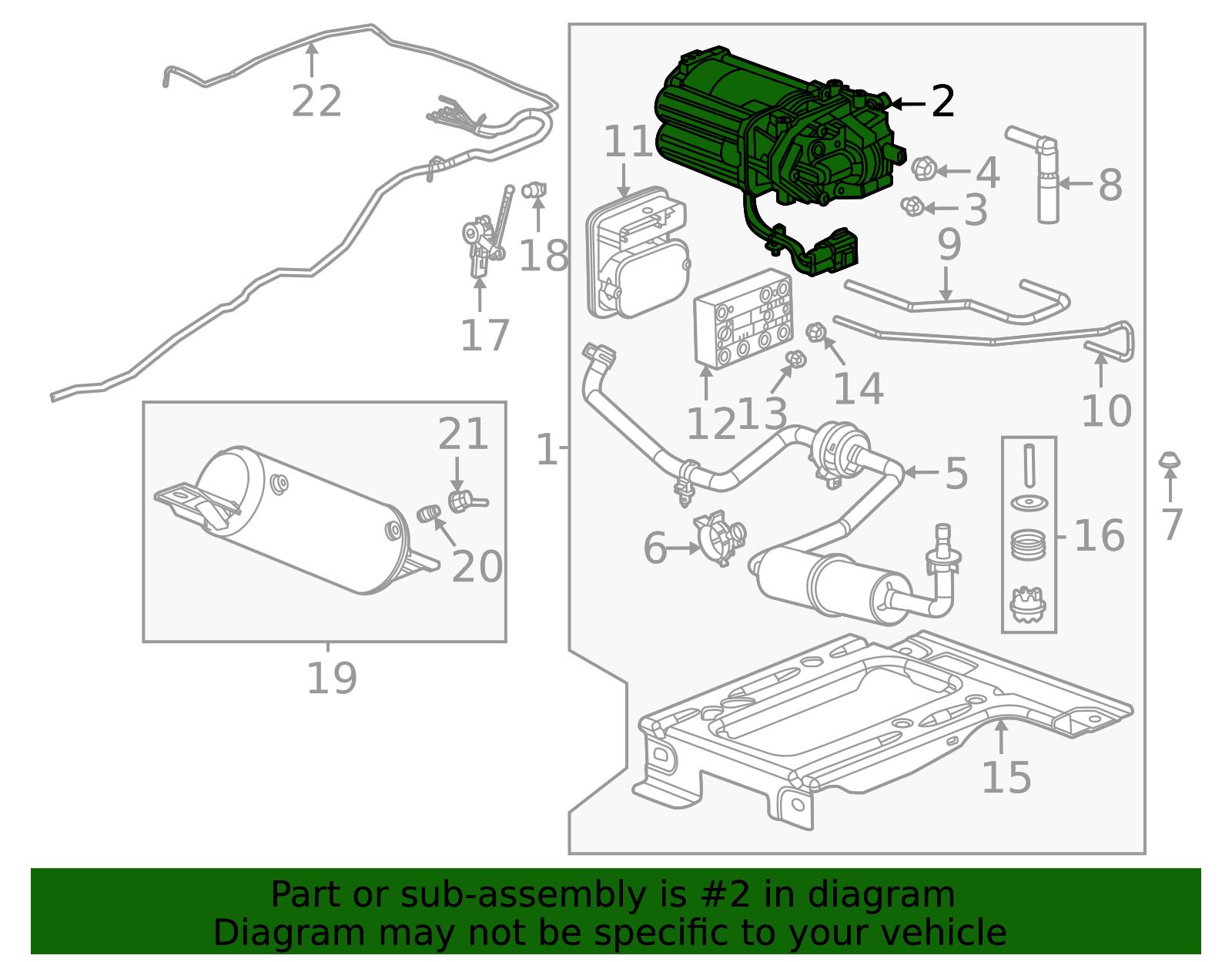 2021-2025 GM Air Suspension Compressor 85058760 | Shop Matick Buick GMC
