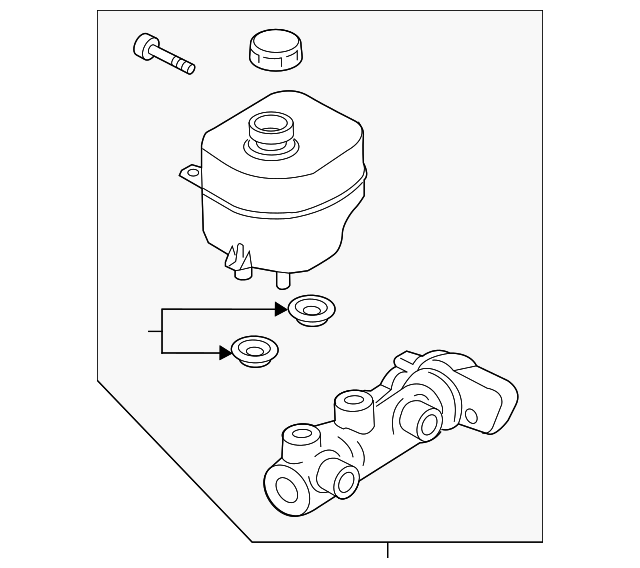 Brake Master Cylinder - OEM Pressure Unit for Ford | AutoNation Parts