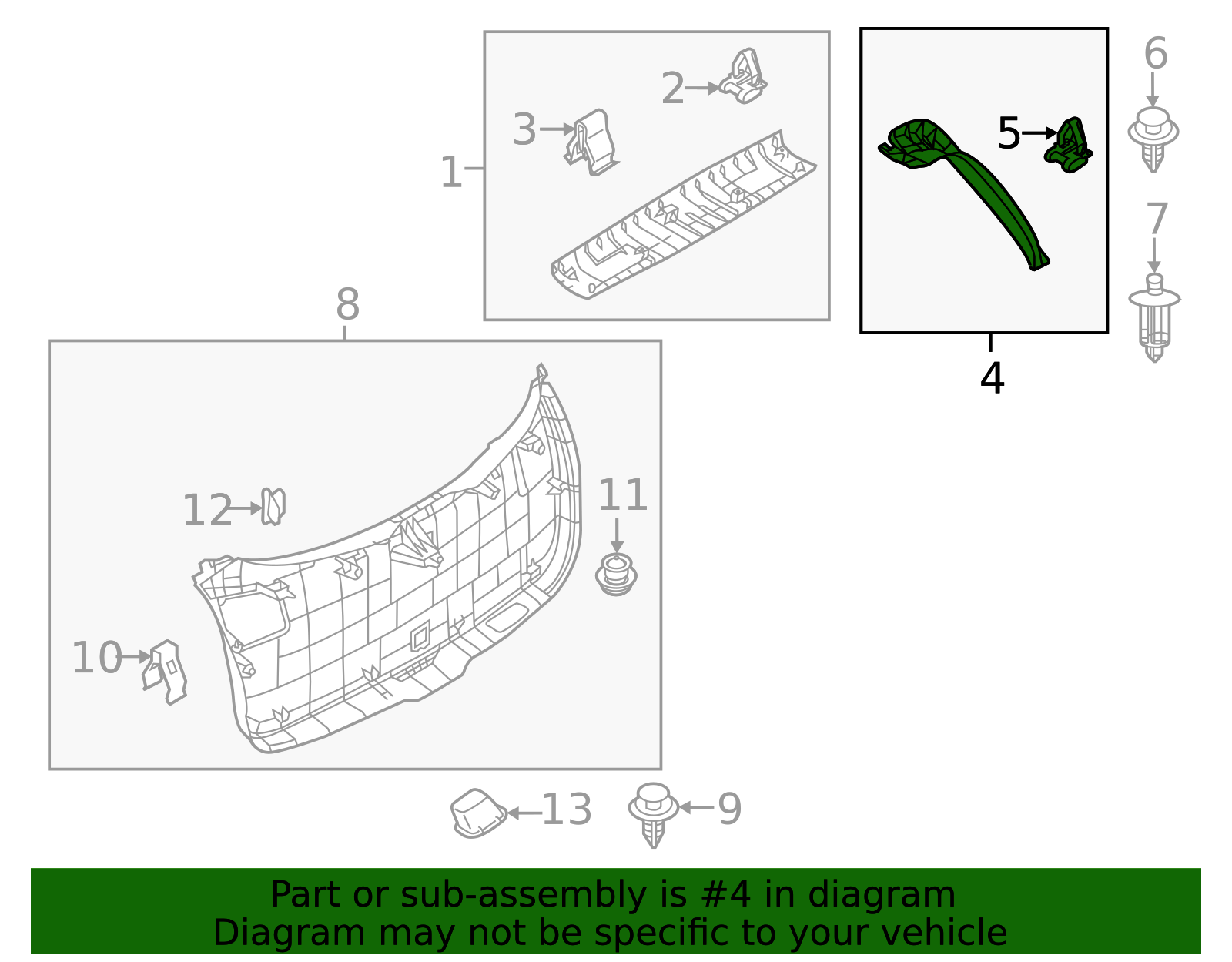 2019-2024 Mazda 3 | Side Gate Trim | BCKD-68-950A-02 | Mazda Online Parts