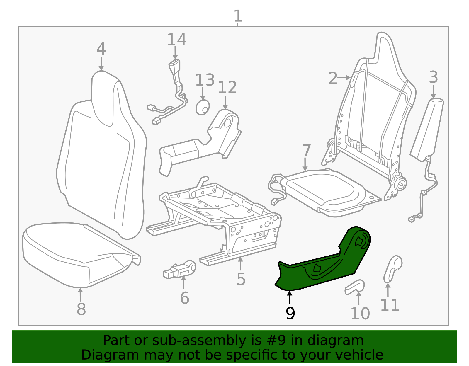 2012-2015 Scion iQ Outer Cover 71812-74010-C0 | Toyota Parts Center